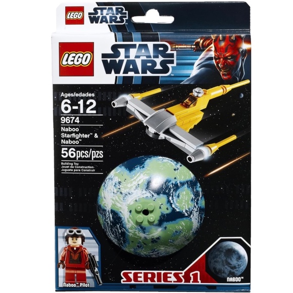 Lego | Toys | Nwt Nib Lego Star Wars Naboo Starfighter And Naboo Planet ...